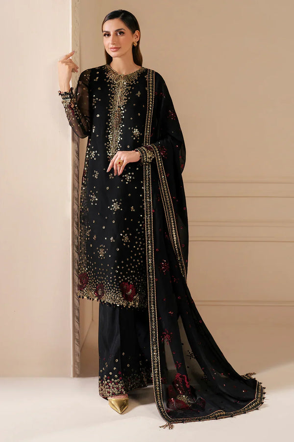 Jazmin Luxury Chiffon Embroidered 3 Pc Collection Unstitched UC-3070 ...
